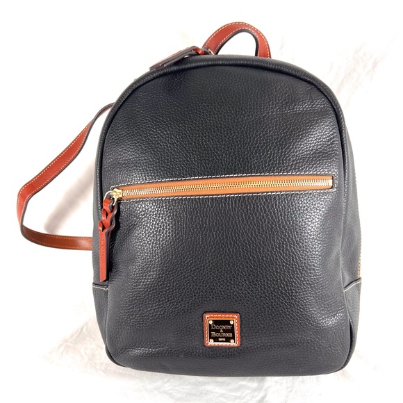 Dooney & Bourke | Bags | Dooney Bourke Black Leather Pebble Grain ...